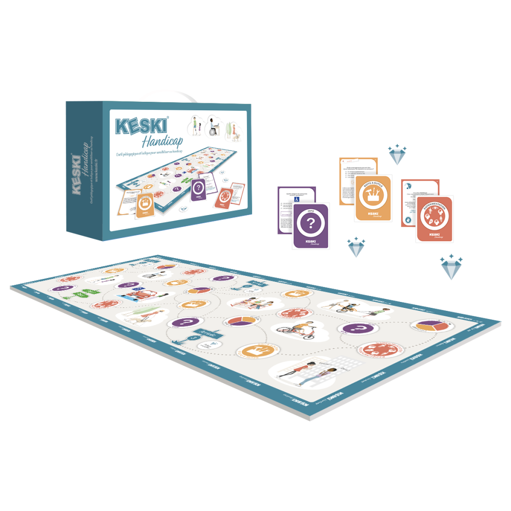 Jeu Handicap de sensibilisation Mallette KESKI Handicap - Keski